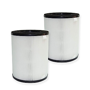 PUREBURG AP-T20FL Replacement Filter Compatible with HoMedics AP-T20 AP-T20WT TotalClean Tower Air Purifier,2-Pack H13 HEPA Activated Carbon 3-Stage Filtration