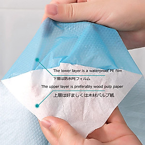 Disposable Toilet Seat Covers-40 Individually Packed, Waterproof, Ideal for Adult and Child -Travel Essentials for Airplanes, Travel, Camping and Public restrooms
