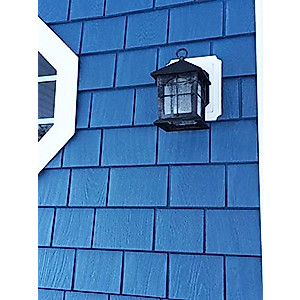 Home Decorators Collection Brimfield 1-Light Aged Iron Outdoor Wall Lantern