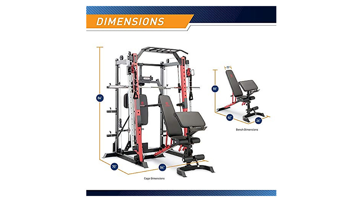 Marcy Smith Machine Cage System Home Gym - Full-Body Strength Training
