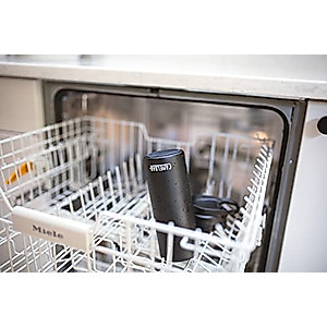 CamelBak Forge Flow Coffee & Travel Mug, Insulated Stainless Steel - Non-Slip Silicon Base - Easy One-Handed Operation - 20oz, Black