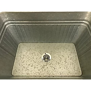 Rectangle Rustic Sink Galvanized Farmhouse Tub & (Rectangle) No Faucet