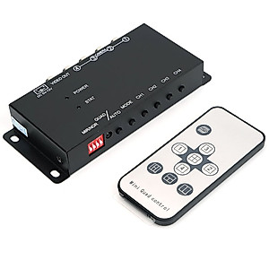 Toughsty™ 4Ch Mini Color Video Quad Splitter Multiplexer Processor Switcher for CCTV Security Camera