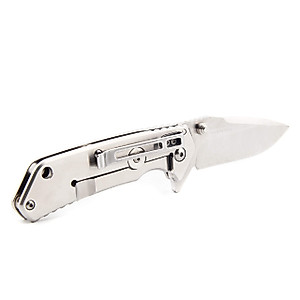 Sanrenmu 7056 Series Pocket Knife (7056LUF-SF Stone Washed) (White)