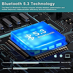 YHT [ Upgraded ] True Wireless Earbuds, Bluetooth 5.3 Wireless Earbuds with Call Noise Cancellation, 4 Mic HiFi Stereo Sound Bluetooth Headphones, 30H Playtime Earphones for Home Office, Dark Green