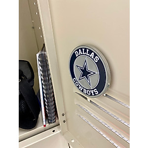 Dallas Cowboys NFL Metal 3D Team Emblem by FANMATS – All Weather Decal for Indoor/Outdoor Use - Easy Peel & Stick Installation on Vehicle, Cooler, Locker, Tool Chest – Unique Gift for Football Fan