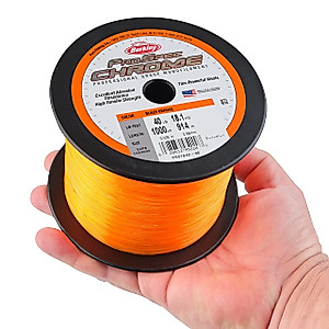 Berkley ProSpec® Chrome, Blaze Orange, 30lb | 13.6kg, 1000yd | 914m Monofilament Fishing Line, Suitable for Saltwater Environments