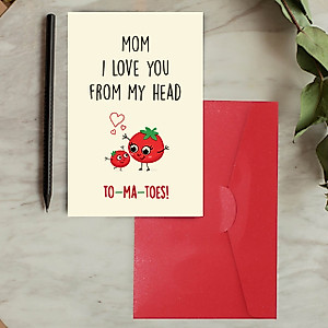 Cheerin Greeting Card with Envelope - Sweetest Day Card for Her - Romantic Birthday Card - Appreciation Card for Mom, Grandmas