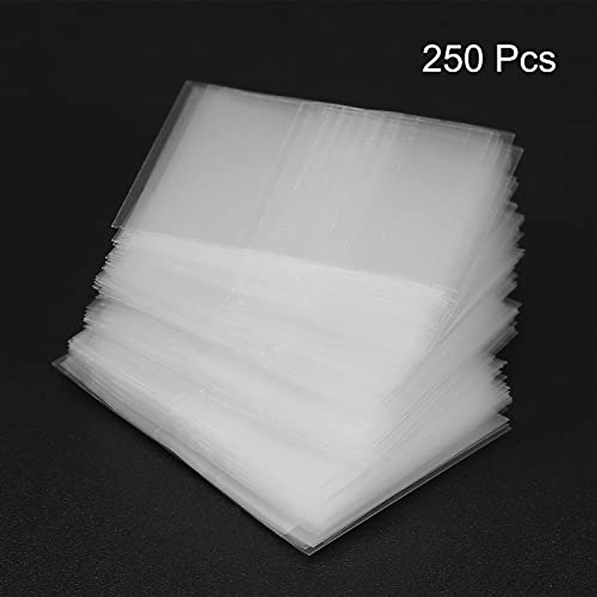 PATIKIL 35x30mm Perforated Shrink Bands, 250 Pack PVC Heat Shrink Wrap Band Fits Cap Diameter 0.59 to 0.83 Inch for Jars Cans, Clear