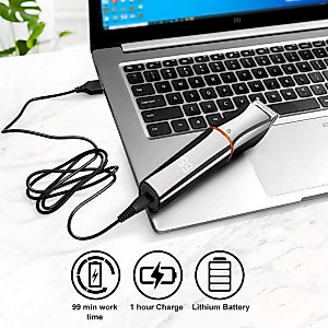 RESUXI Beard Trimmer for Men Hair Clippers Cordless Mustache Nose Trimmer Body Groomer, 6 in 1 Mens Grooming Kit Clippers Hair Cutting Kit, Waterproof USB Rechargeable LCD Display Stand Base