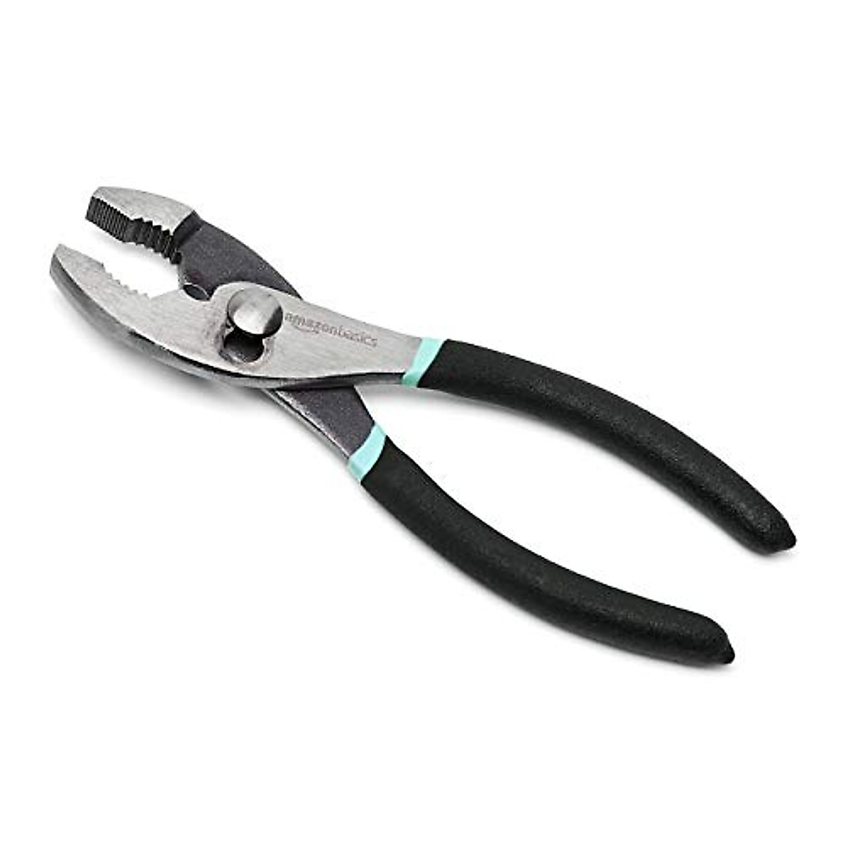 Amazon Basics Household Tool Set with Tool Storage Box - 150-Piece, Turquoise