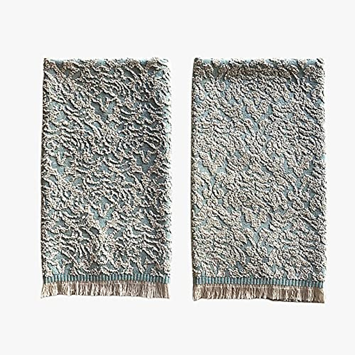 BRIDGE ISTANBUL Turkish Hand Towels - 100% Cotton Bathroom Hand Towels Decorative Set of 2 for Hand, Face, Gift, Hair Bath (20x32) Inches