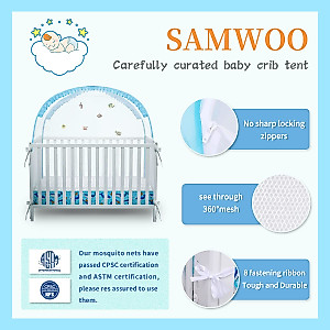 Baby Crib Tent Crib Net to Keep Baby In, Baby Safety Cribs Mosquito Net Tents for Crib, Pop Up Mosquito Tent Net Crib Canopy Cover Netting to Keep Toddler In, Soft Mesh Cover Cribs Net for Baby Safety