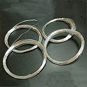 Yuhappy Pure Pt Wire, Platinum Wire Electrode, electrophoresis Cell Electrode, Purity: 99.99%. (0.25 mm x 100 cm)