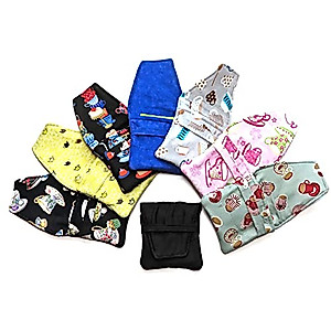 Large Teabag Shaped Tea Bag Wallet, Quilted, Handcrafted, Nothing Falls Out, Secure Hold, Tea, Your Choice of Tea Cups or Tea Pots