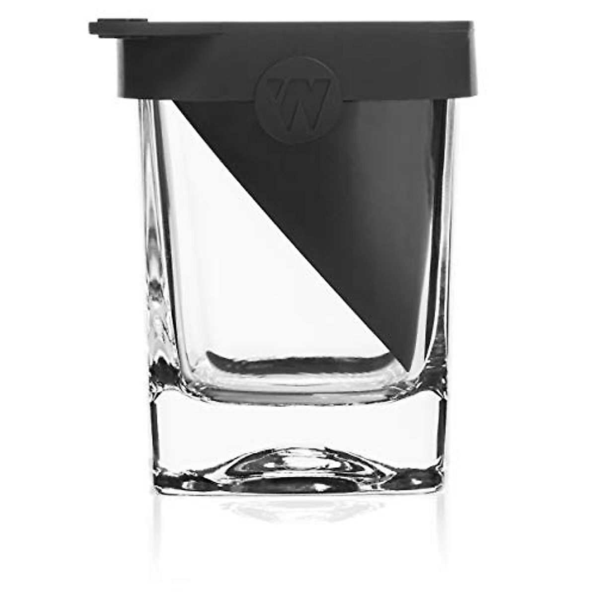 Corkcicle Premium 9 oz Double Old Fashioned Whiskey Glass with Silicone Ice Mold, Perfect for Chilling Whiskey, Bourbon, Tequila, and Scotch