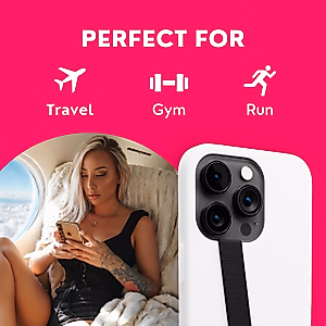 Phone Loops: Non-Elastic Phone Grip, Phone Strap, Phone Holder for Hand - Small, Light and Discreet Phone Loop Cell Phone Holder for Hand - Phone Finger Holder