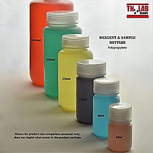 TN LAB Reagent Storage Sample Polypropylene Bottles 60ml (12)