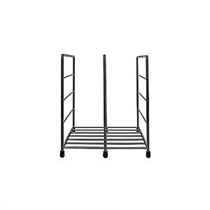 Spectrum Diversified Kitchen Cabinet Bakeware & Cutting Board Organizer for Meal and Food Prep Tools Storage, Large, Industrial Gray