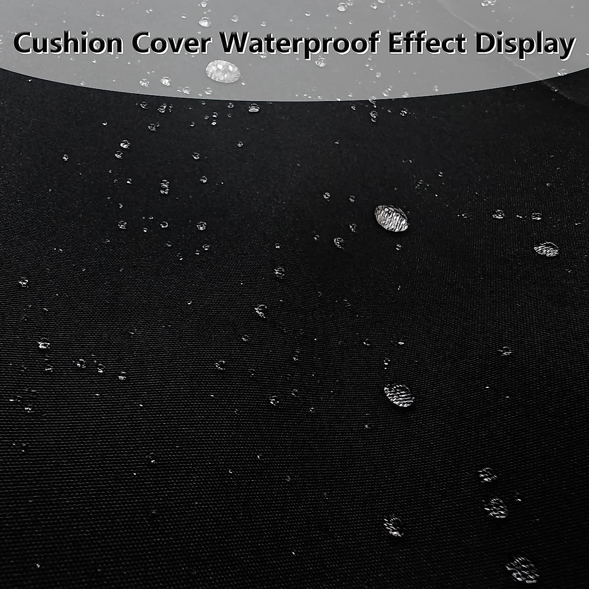 TDHLW Papasan Chair Cushion Covers Only, Outdoor Indoor Cushion Waterproof Slipcover for Papasan Chair Cushion, Removable Zippered Papasan Cushion Cover,Waterproof Dark Gray,Fits a 51-55 Inch