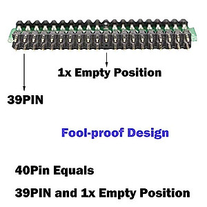 GINTOOYUN IDE 40-Pin Male to Male Hard Drive Adapter,3.5 Inch Desktop PC PATA Port Card for 3.5 Inch IDE Interface Hard Drive
