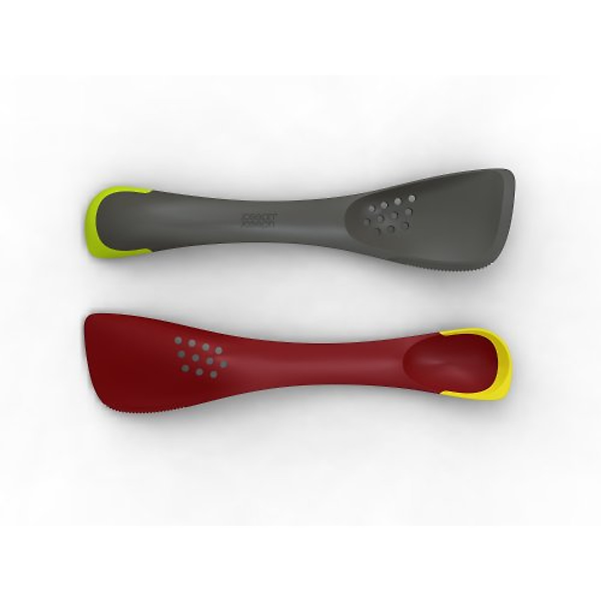 Joseph Joseph Uni-Tool 5-In-1 Utensil Slotted Solid Spoon Spatula Turner Slicer Kitchen All-In One Space Saving, Gray 12 long