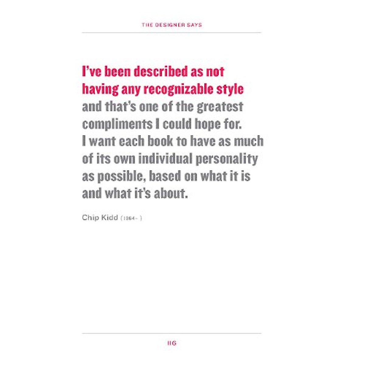 The Designer Says: Quotes, Quips, and Words of Wisdom (gift book with inspirational quotes for designers, fun for team building and creative motivation)