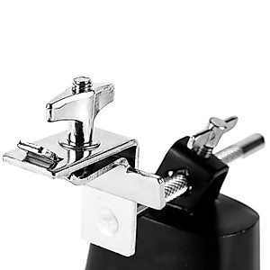 ERINGOGO Cow Bell Cowbell Clamp Drum Cowbell Mounted Clamp Extension Cowbell Clip Cowbell Holder Extension Clamps Holder Cowbell Instrument Drum Kit