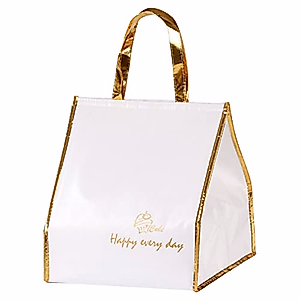 Insulated Grocery Bags Food Delivery Tote Thermal Cake Carrying Bags Picnic Basket Cooler Bag Warmer Pouch for Home Restaurant Travel 40X36X36CM