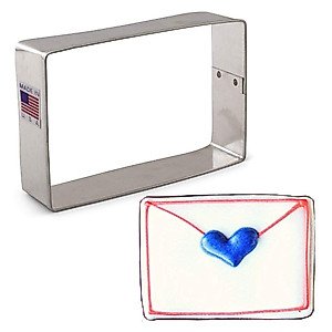 Rectangle Cookie Cutter 4" Made in USA by Ann Clark