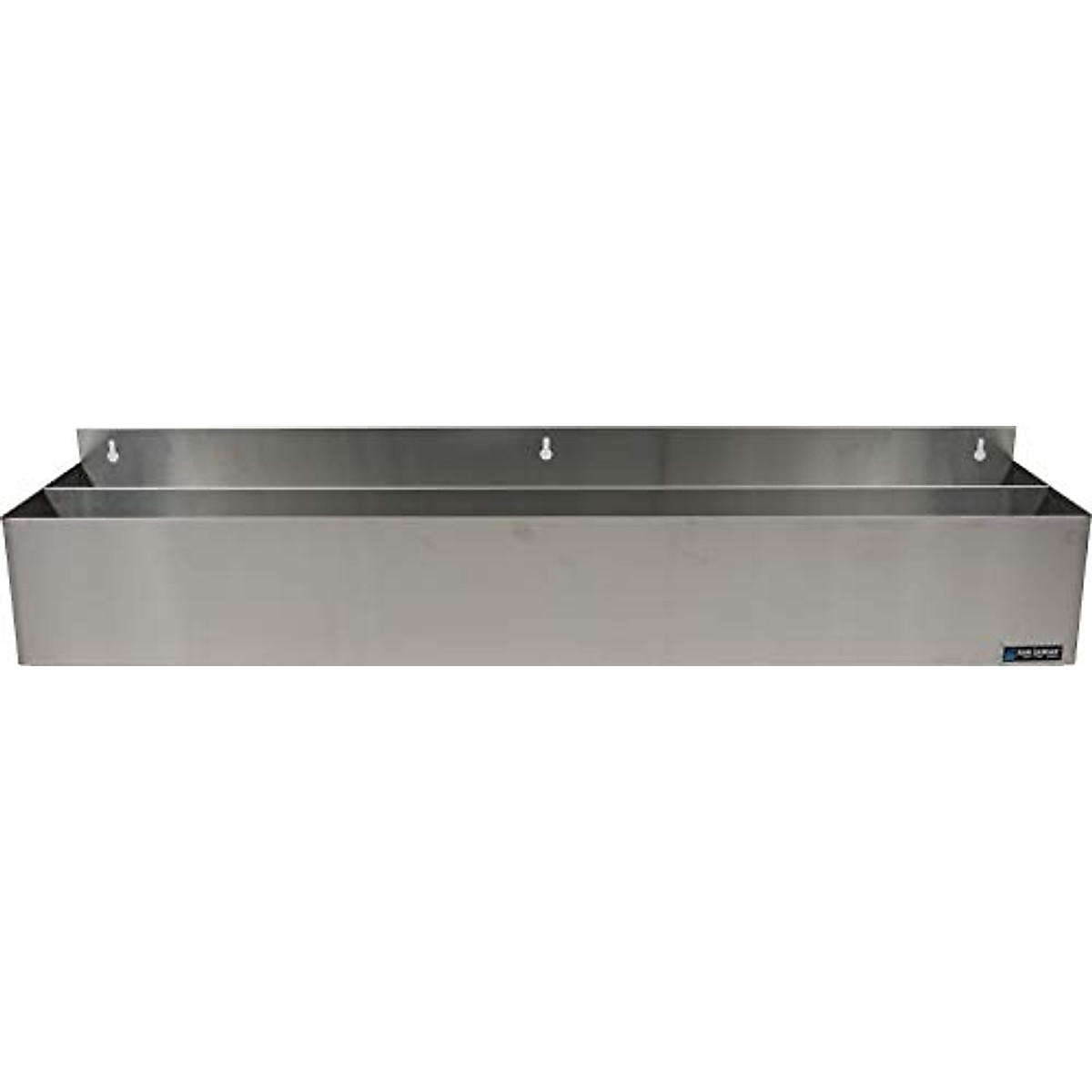 Carlisle FoodService Products B5542 Stainless Steel Single Rail Speed Rack Bottle Holder, 41-1/4" Width x 6" Height x 4-1/8" Depth, Silver