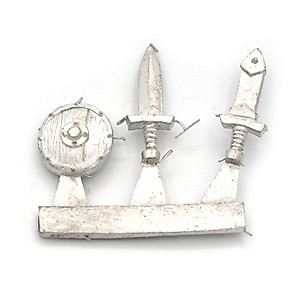 Stonehaven Halfling Sword and Buckler Miniature Figure for 28mm Table Top Wargames - Made in USA
