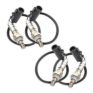 2PCS Oxygen Sensor O2 Sensor Front Rear Upstream Downstream for Ford, Lincoln, Mercury & Mazda - Ranger, Mustang, Expedition, Explorer, Escape, F150, Tribute Compatible with Bosch 15717