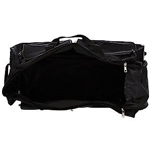 Fila 26" Lightweight Rolling Duffel Bag, Black, One Size