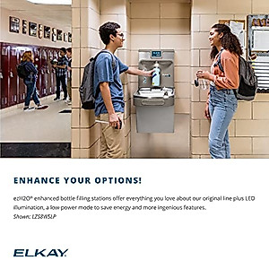 Elkay LZS8WSSP Bottle Filling Station and Cooler, Single, Stainless Steel