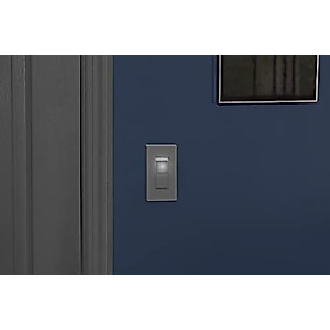 Leviton L5613-2I 15 Amp, 120/277 Volt, Decora LED Illuminated Rocker 3-Way AC Quiet Switch, Residential Grade, Grounding, Ivory