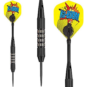 Viper Comix Steel Tip Darts: Ka-BOOM (Black), 22 Grams