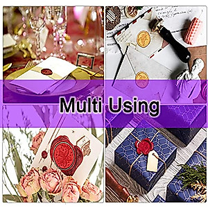 YIPLED Sealing Wax Kit, 728 Pcs Wax Seal Stamp Kit with 24 Color Wax Seal Beads, 2 Pens, Wax Seal Warmer, Wax Stamp Spoon and Candles for Gift & Envelope Sealing, Wedding Invitation