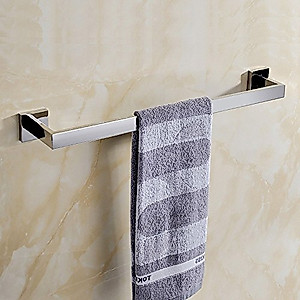 Leyden Premium Stainless Steel Towel Bar Towel Rack Towel Rail Towel Rod Wall Mounted for Bathroom, Polished
