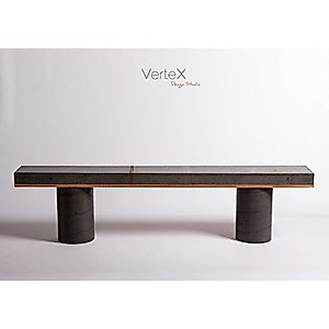 Concrete Black Bench