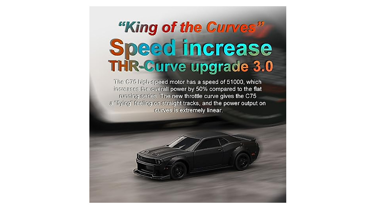 FLYCOLOR TurboRC 1:76 Mini Sports Car 4CH 2.4GHZ Remote Control Full ...