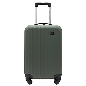 Travelers Club Cosmo Hardside Spinner Luggage, Fern Green, Carry-On 20-Inch