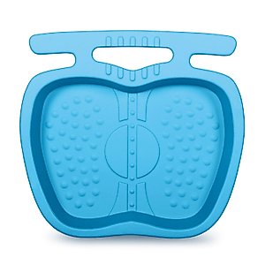 Summer Waves P5E001500 Outdoor Backyard 22.5 x 20 x 3.5 Inch Non Slip Pool Foot Bath Tray Accessory for In Ground and Above Ground Swimming Pools and Spas, Blue