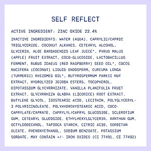 Kinship Self Reflect Probiotic Moisturizing Sunscreen SPF 30+ For Face - Lightweight 100% Mineral SPF for Sensitive Skin - Sheer Zinc Oxide Sunblock - Clean & Reef Safe - Vegan (1.75oz)