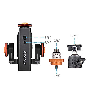Andoer 3-Wheels Motorized Camera Video Auto Dolly with Ballhead, Electric Track Rail Slider Dolly Car with Wirelesss Remote Control, 3 Speed Adjustable for DSLR Camera Camcorder Gopro Smartphones