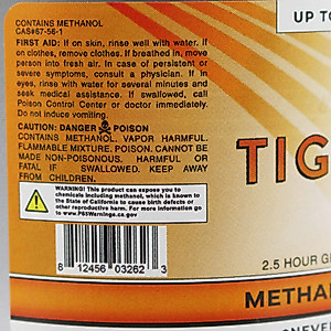 Tiger Chef Gel Fuel – 7 oz Can 2 Hour – Entertainment Cooking Fuel Cans for Birthday Parties (2)