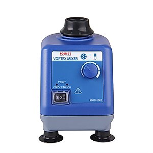 FOUR E'S SCIENTIFIC Laboratory Vortex Mixer Various Speed 0-3000rpm, Touch & Continuous Function - Vortex Shaker Mixer Test Tubes Acrylic Paints Ink