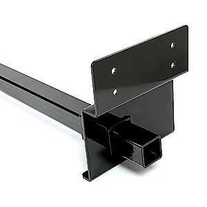 HECASA 2" Trailer Hitch Adjustable Compatible with Universal RV w/Frames up to 72 Inches Powder Coated Steel