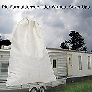 SMELLEZE Reusable Formaldehyde Odor Remover Deodorizer Pouch: Rids Formaldehyde Smell Without Scents in 300 Sq. Ft.