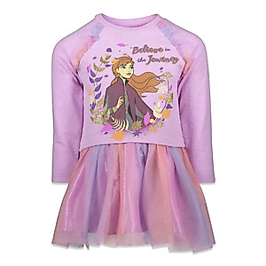 Disney Frozen Princess Anna Toddler Girls Dress MulticoloRed 5T